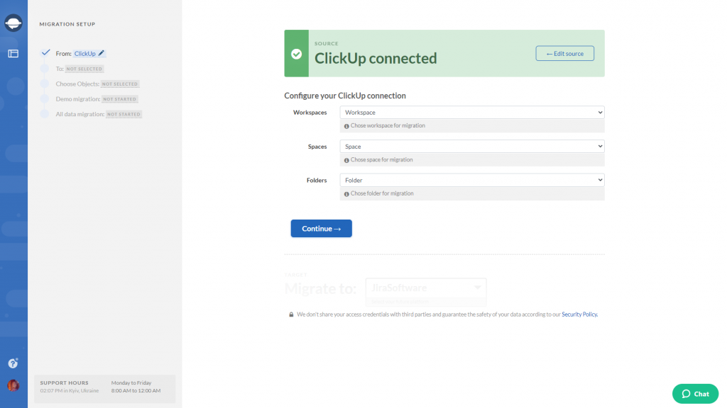 Guide for Exporting ClickUp Data