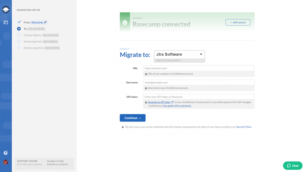 Export Your Data from Basecamp with Relokia Projects & tasks migration | Data import and ...